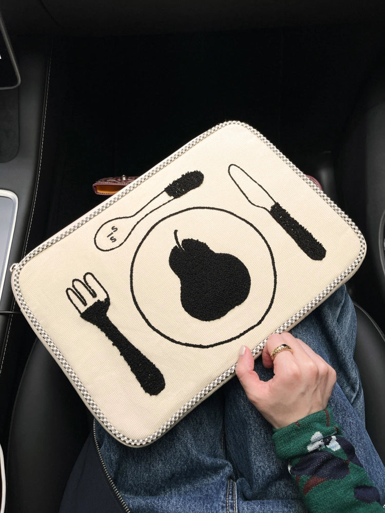 Pear Placemat Laptop Messenger Bag – Soft Serve
